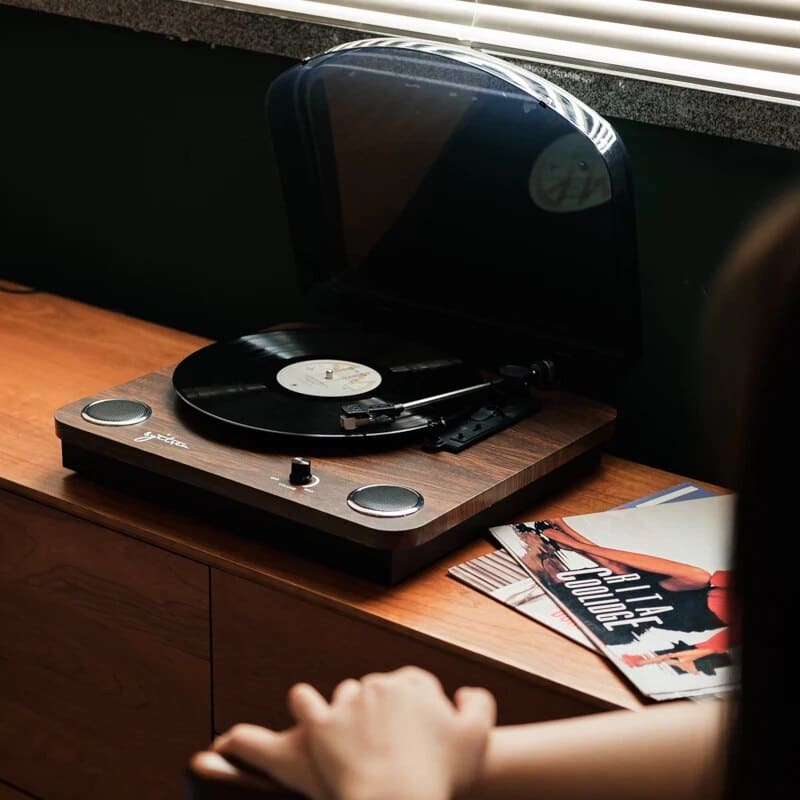 Lecteur Vinyle Bois – Heritage Vintage™