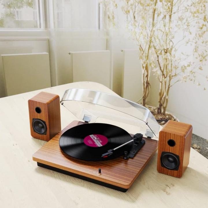 Platine Tourne Disque Vinyle Hauts Parleur Intégré – Heritage Vintage™