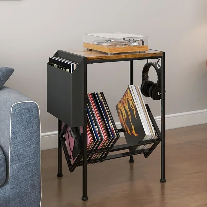 Table de Chevet Porte Vinyle – Heritage Vintage™
